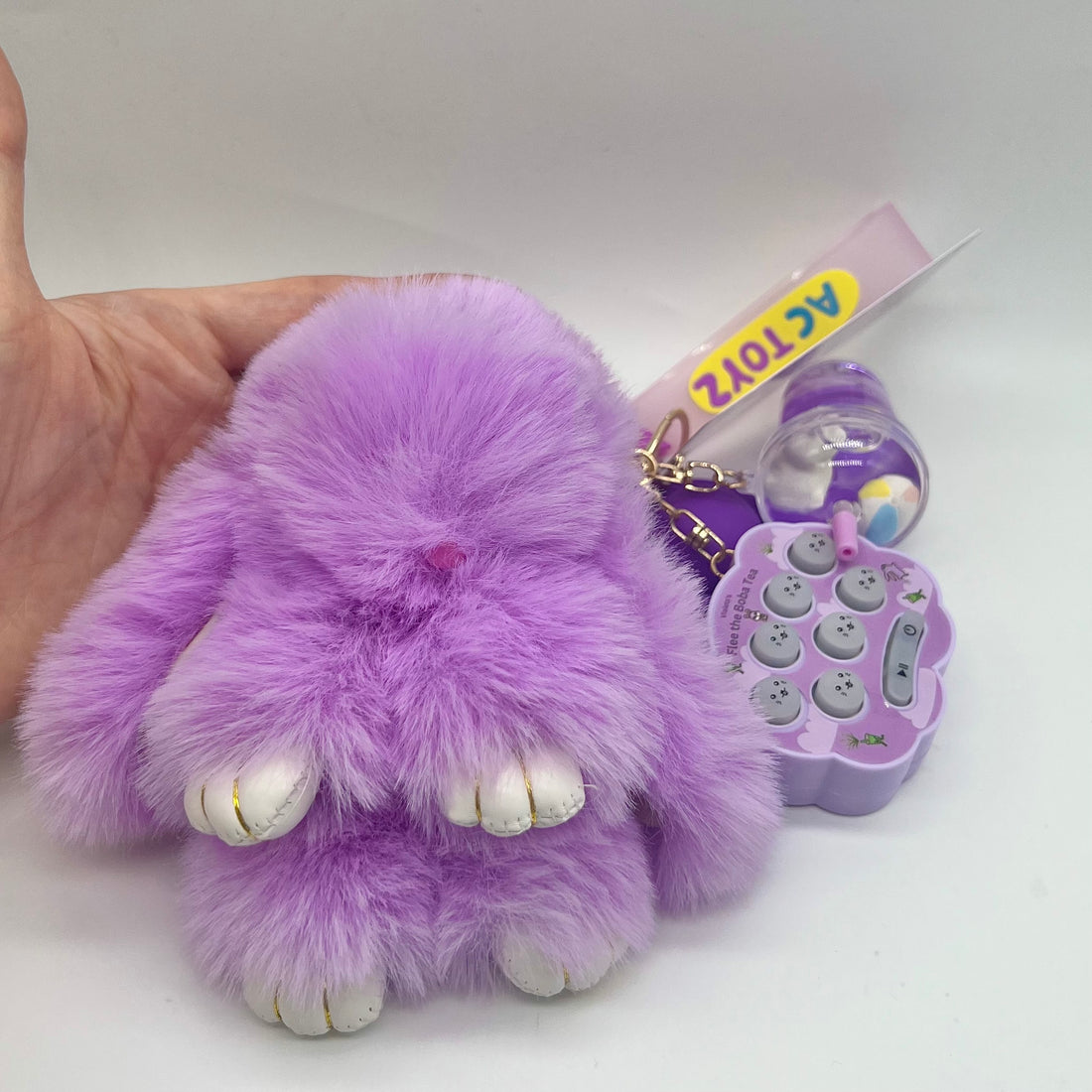 Violet the Bunny Comfort Keychain® 💜 – AC TOYZ