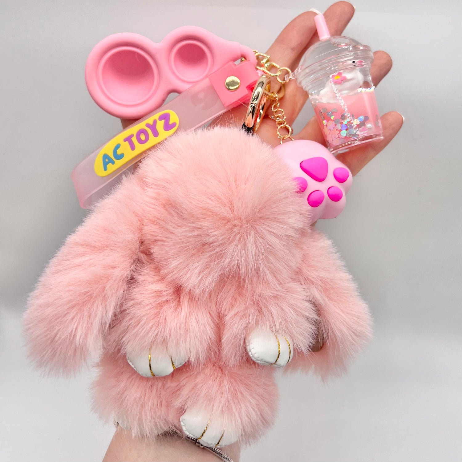 Blush the Boba Bunny Comfort Keychain®🐰 – AC TOYZ